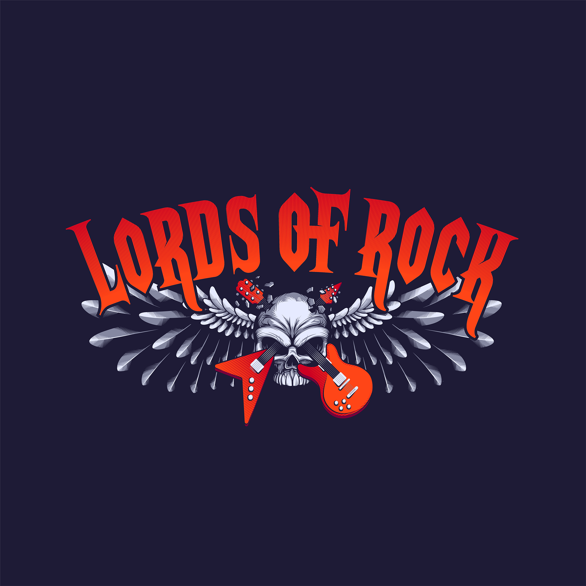Création de logo & motion LORDS OF ROCK - Tibo's portfolio